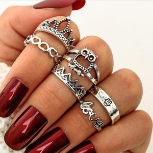 Jewelry | New 6pc Boho Ring Set | Poshmark